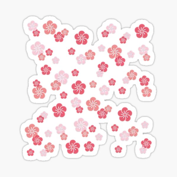 "Japan Hanami Style" Sticker for Sale by MaryAMadera | Redbubble