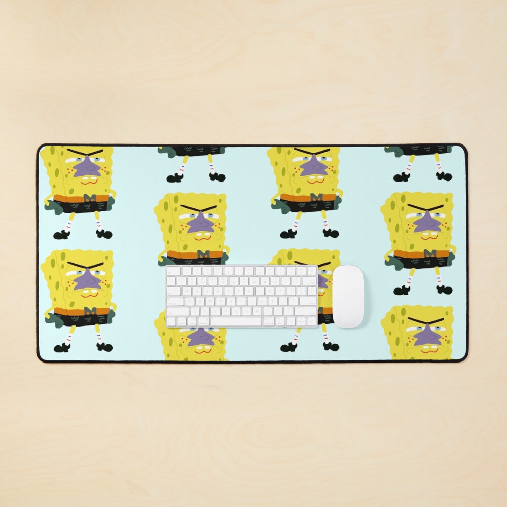 "Spongebob as Mermaid Man" Sticker for Sale by vpittore | Redbubble