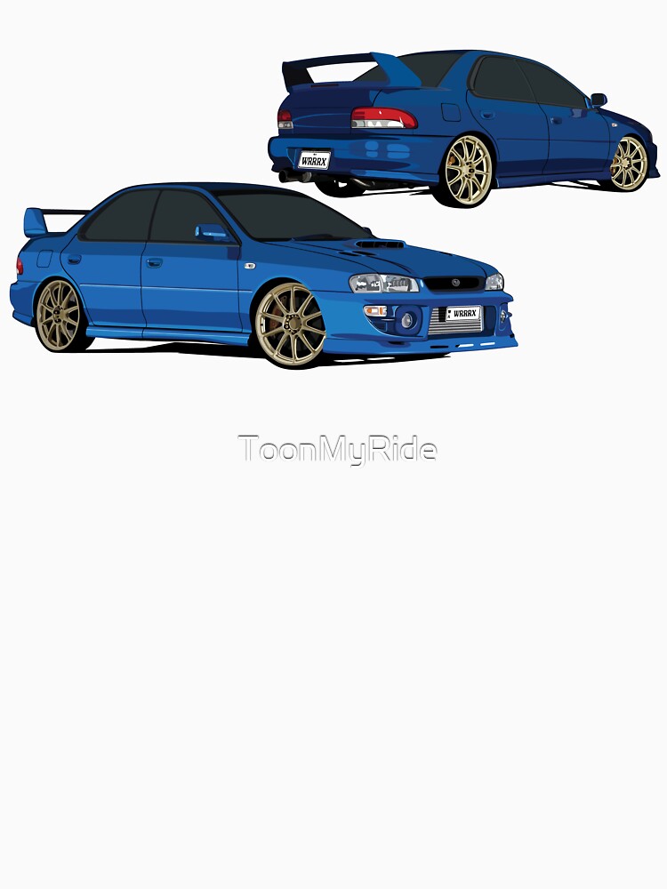 "WRX STi Cartoon" T-shirt by ToonMyRide | Redbubble | wrx t-shirts - sti t-shirts - 2dr t-shirts