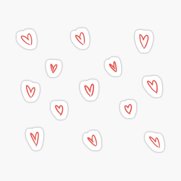 Heart Stickers | Redbubble
