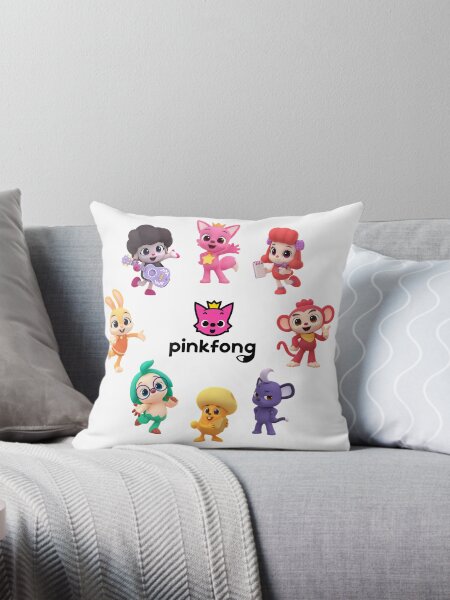 "Pink fong and Friends " Pillow for Sale by Kavindu Prabashwara by ...