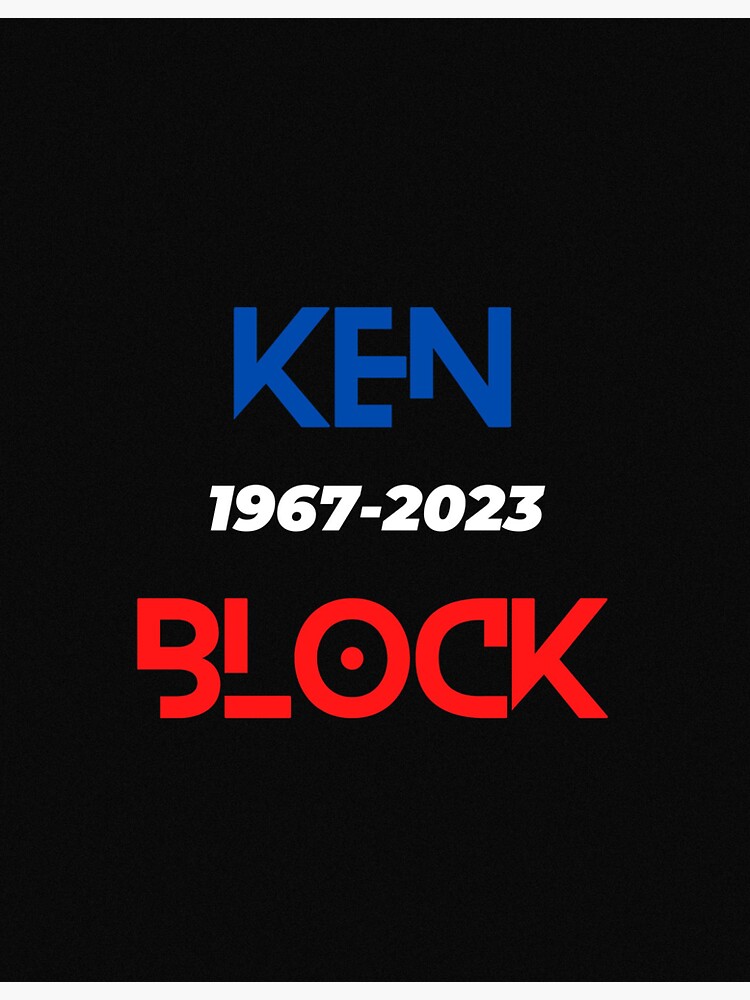 "ken block rips legendary design for ken block rip" Sticker for Sale by ...