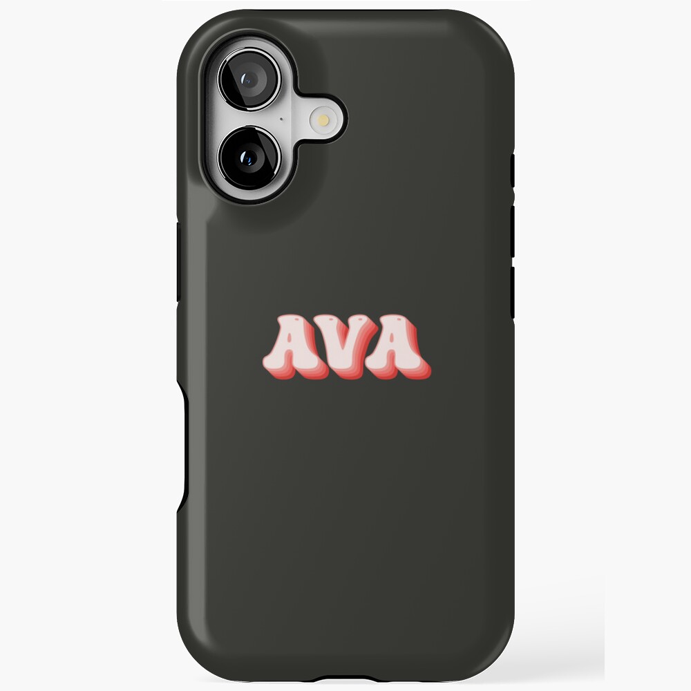 "Ava - Name" Sticker for Sale by kindxinn | Redbubble