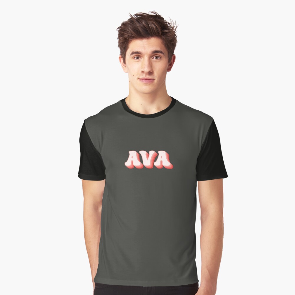 "Ava - Name" Sticker for Sale by kindxinn | Redbubble