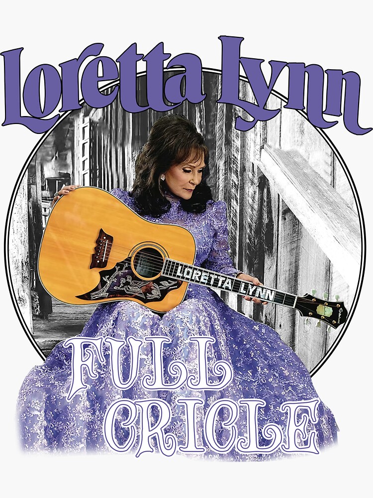 "Vintage Loretta Lynn Queen Of Country Music 90s" Sticker for Sale by ...