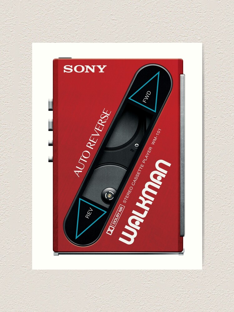 "Sony Walkman" Art Print for Sale by kuroderuta | Redbubble