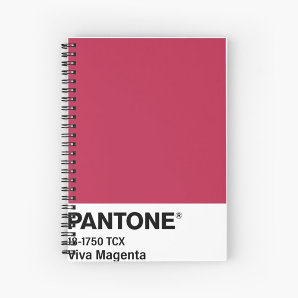 "Pantone Color Of The Year 2023 Viva Magenta " Spiral Notebook for Sale ...