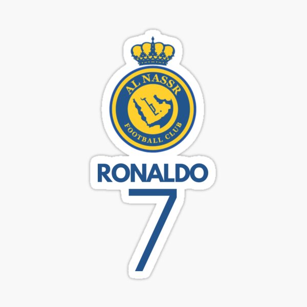 "Cristiano Ronaldo Al Nassr Supporters Merchandise" Sticker for Sale by ...
