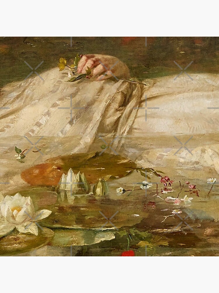 "Friedrich Heyser - Ophelia (detail 2)" Sticker for Sale by A-Teen-Idle ...