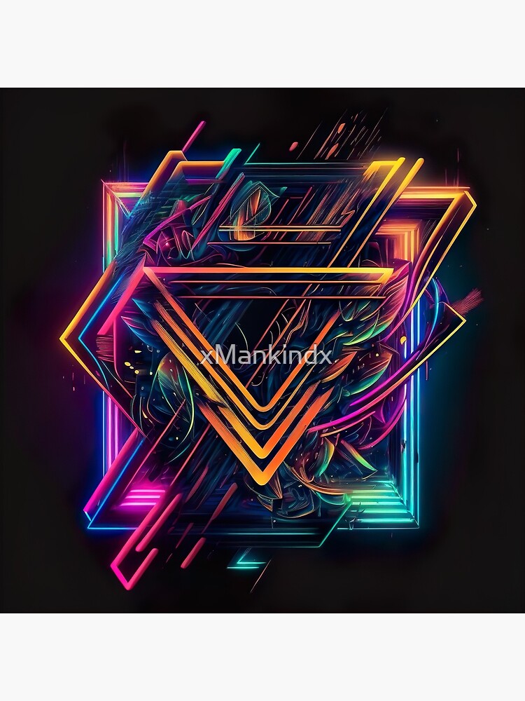"Abstract neon art" Poster for Sale by xMankindx | Redbubble
