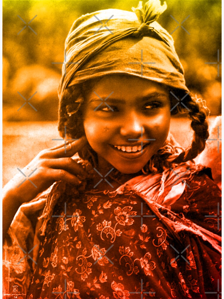 "Golden Maghreb Tunisian Djerba girl woman Colonial Nostalgia" Sticker ...