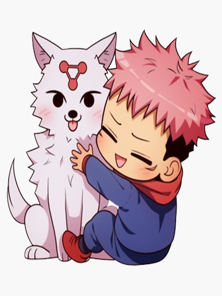 "Chibi Anime Jujutsu kaisen -- Yuji itadori" Sticker for Sale by ...
