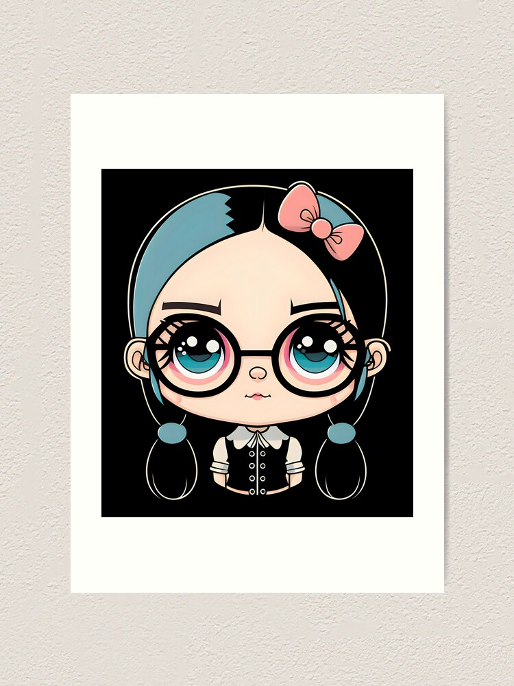 "Chibi Wednesday | Wednesday Addams | Jenna Ortega " Art Print for Sale ...