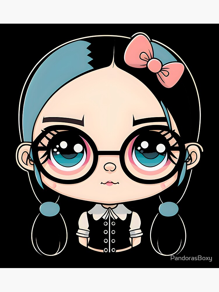 "Chibi Wednesday | Wednesday Addams | Jenna Ortega " Poster for Sale by ...