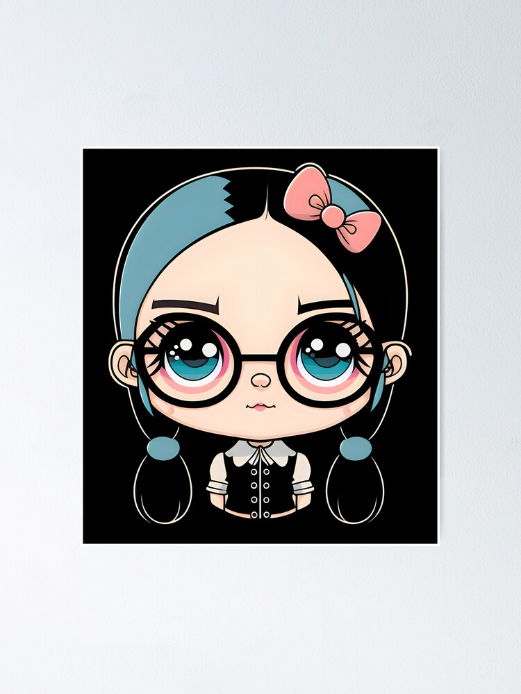 "Chibi Wednesday | Wednesday Addams | Jenna Ortega " Poster for Sale by ...