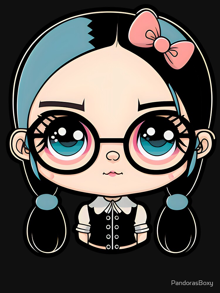 "Chibi Wednesday | Wednesday Addams | Jenna Ortega " T-shirt for Sale ...