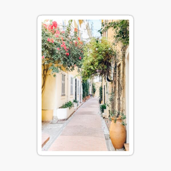 "Antibes Flowers, Travel France Print, French Riviera City Street, Cote ...