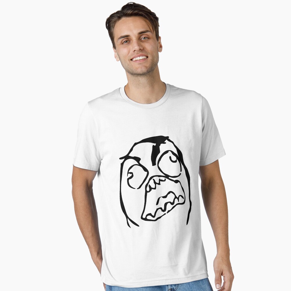"rage face meme" Sticker by freakycity92 | Redbubble