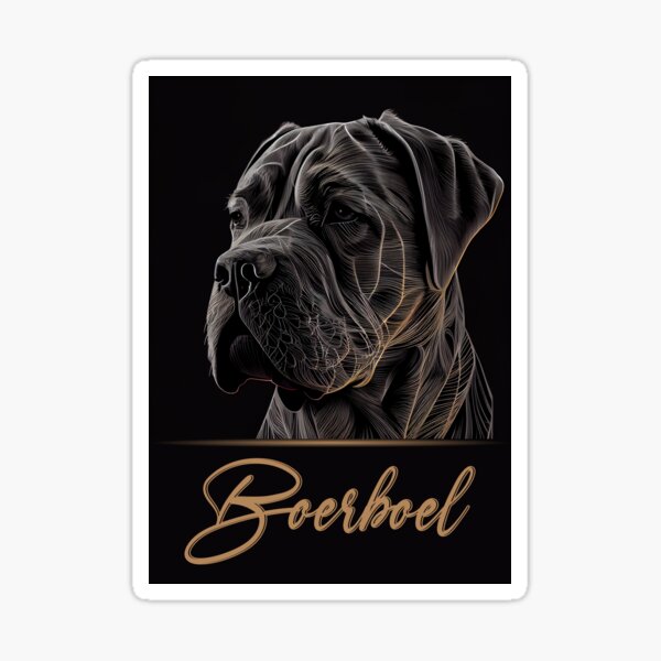 "Boerboel" Sticker for Sale by Best-Breeds | Redbubble