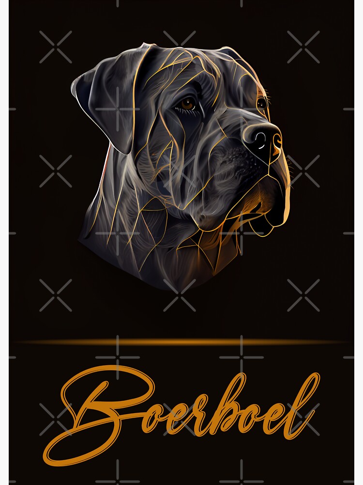 "Boerboel Portrait" Sticker for Sale by Best-Breeds | Redbubble