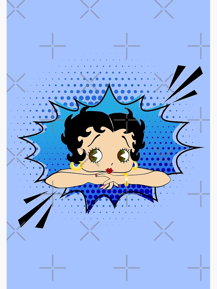 "BETTY boop comic style blue, Betty Boop comic style, Betty Boop 2023 ...