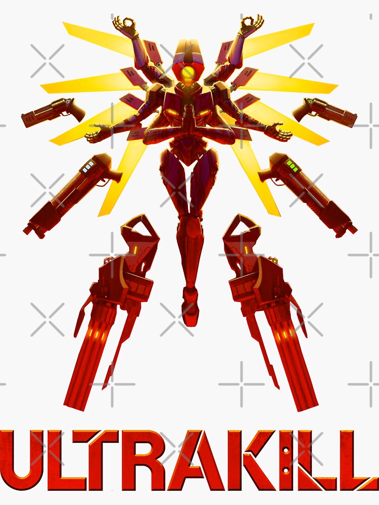 "ULTRAKILL " Sticker for Sale by Paul-Richarson | Redbubble