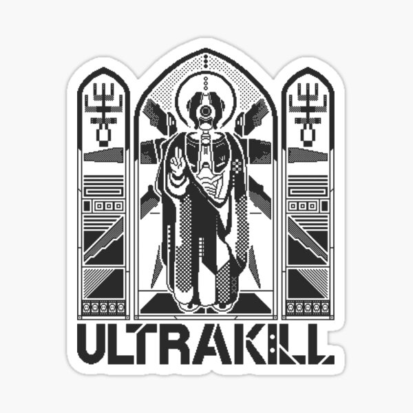"ULTRAKILL - Black edition" Sticker for Sale by Paul-Richarson | Redbubble
