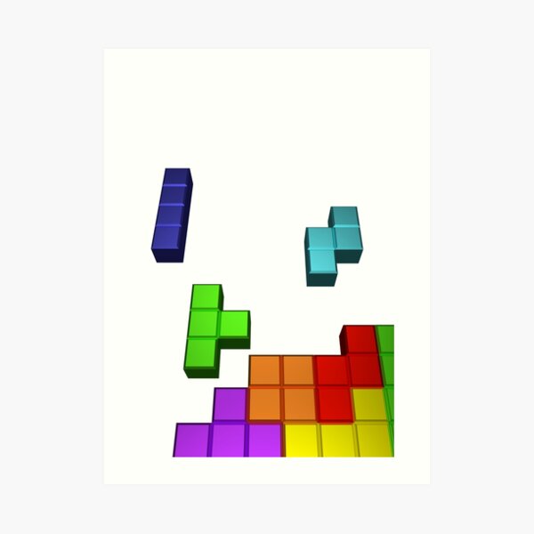 "Tetris Cover Recreated" Art Print by TeslaField | Redbubble