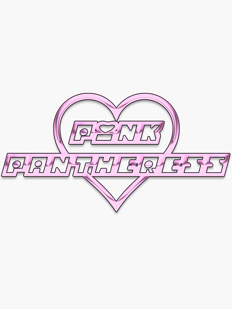 "Pink Pantheress " Sticker for Sale by bidelmbugemma | Redbubble