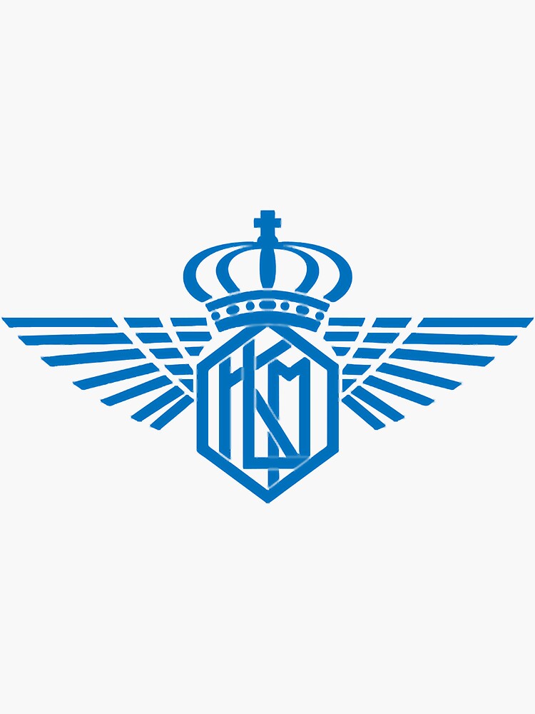 "Awesome KLM Design" Sticker for Sale by RandysOddities | Redbubble