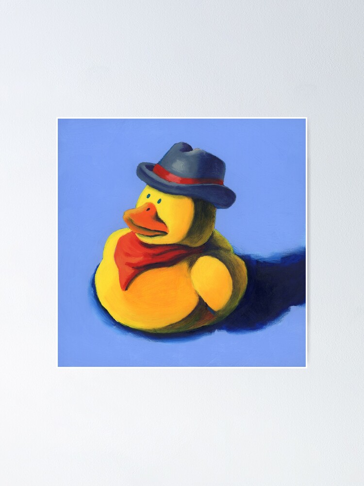 "Cowboy Rubber Ducky" Poster for Sale by GalleryScott | Redbubble