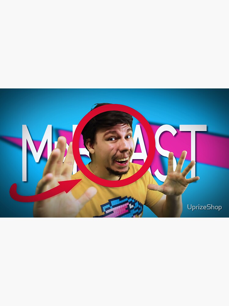 "Fake MrBeast Rap Battle Mr Beast Meme with circle" Sticker for Sale by ...
