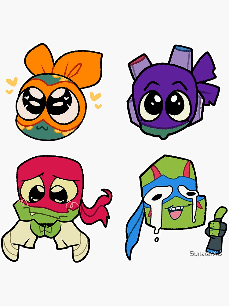 "the sillies - family fun pack" Sticker for Sale by SunstarXD | Redbubble