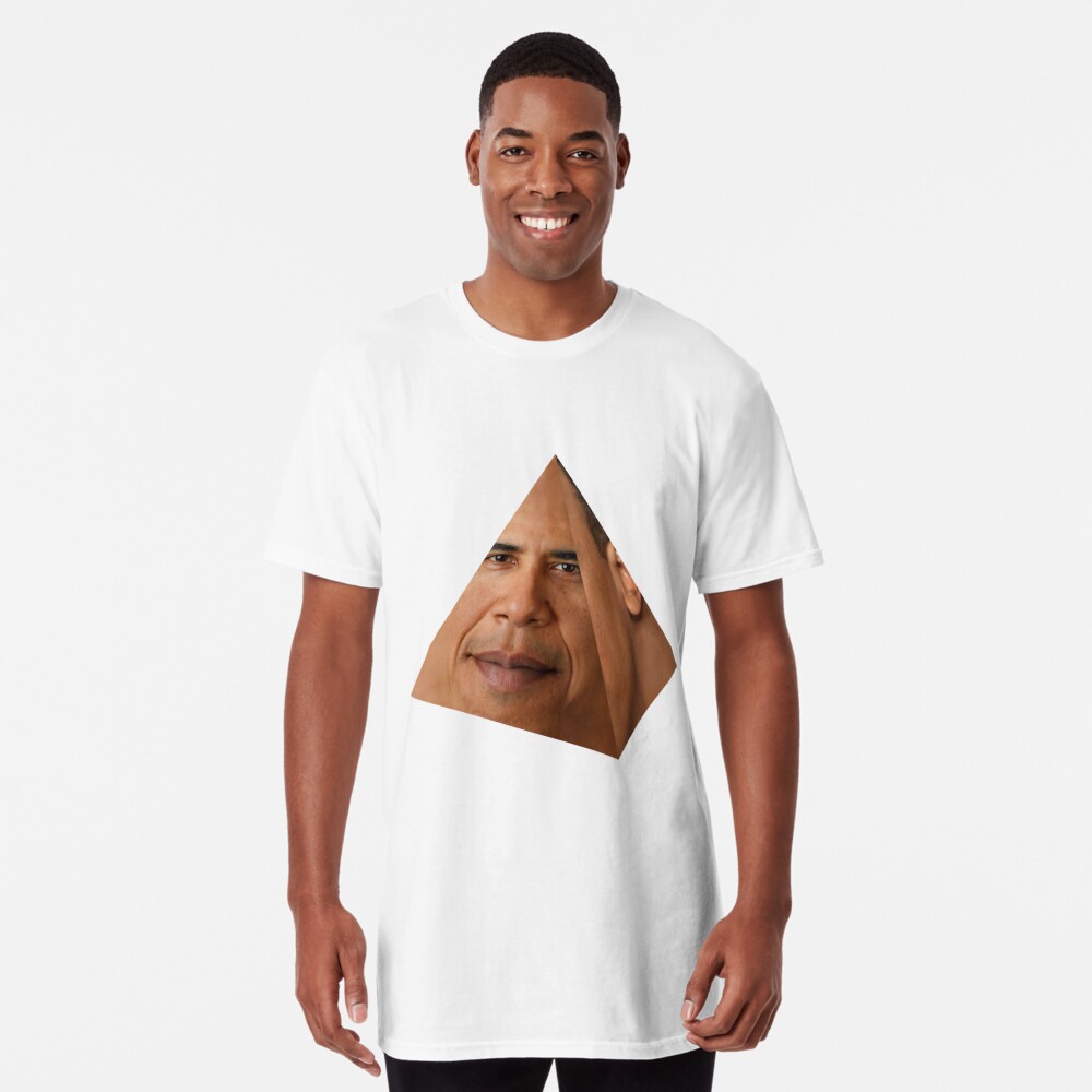 "obamium - obama triangle" Sticker by DreamMeArt | Redbubble