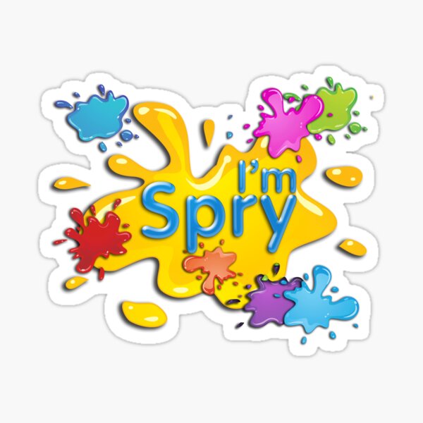 "digital artwork beautiful colorful splash " Sticker for Sale by ...