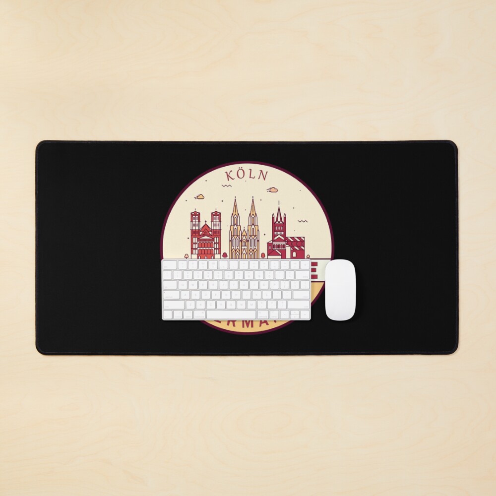 "Cologne Germany City Skyline Emblem" Sticker for Sale by ...