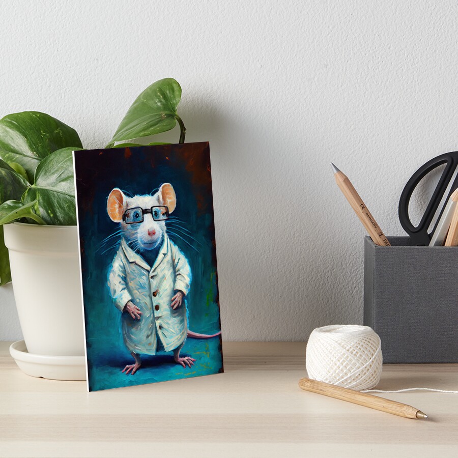 "Lab Rats - impasto oil painting. A rat doctor" Poster for Sale by ...