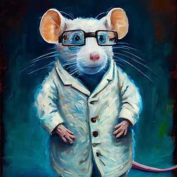 "Lab Rats - impasto oil painting. A rat doctor" Poster for Sale by ...