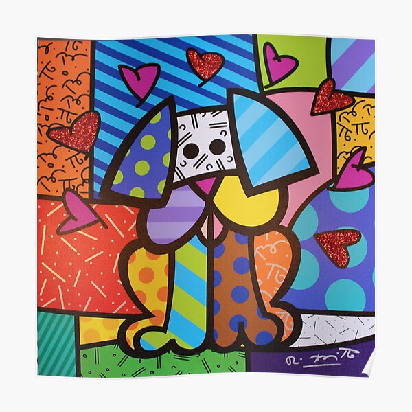 "Cute and fun Dog art" Poster for Sale by eastoncraig | Redbubble