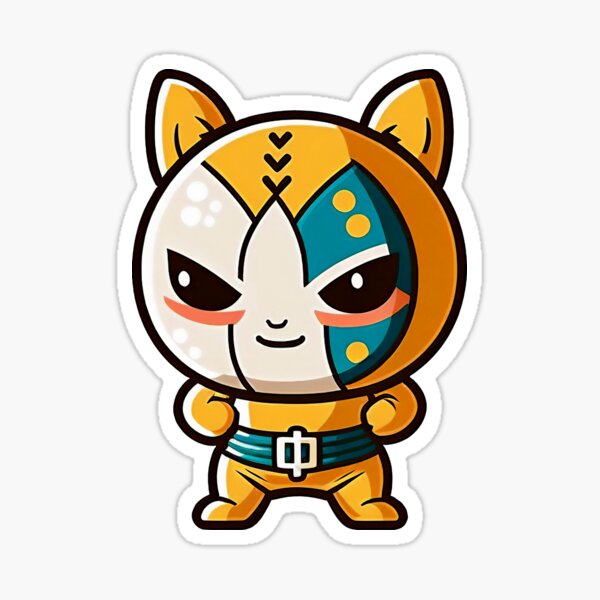 "Lucha Libre Cats | Mexican Wrestling | Kawaii Cats | Chibi Cats ...
