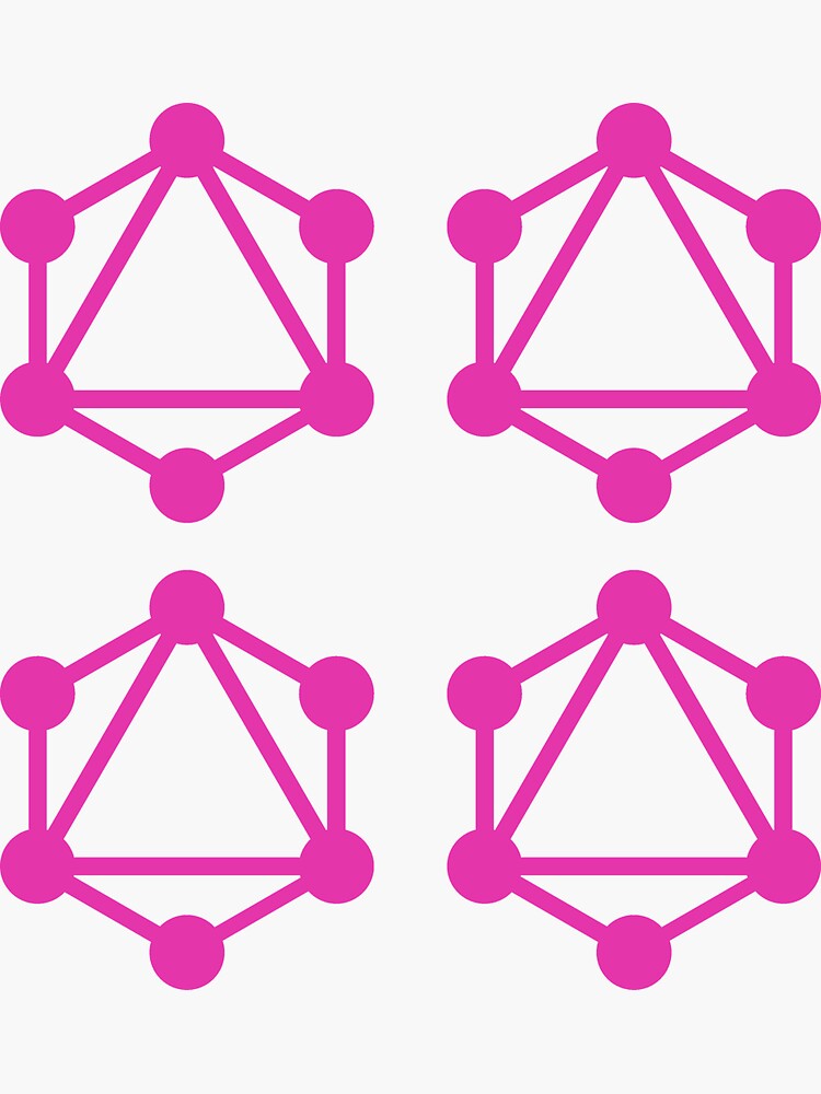 "GraphQL Logo 4x" Sticker for Sale by MrShy | Redbubble