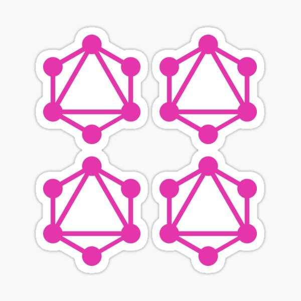"GraphQL Logo 4x" Sticker for Sale by MrShy | Redbubble