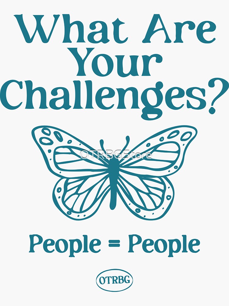 "(Non-Profit) What Are Your Challenges? - Original" Sticker for Sale by ...