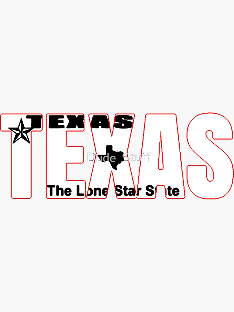 "Texas License Plate - Red " Sticker for Sale by VsTheInternet | Redbubble