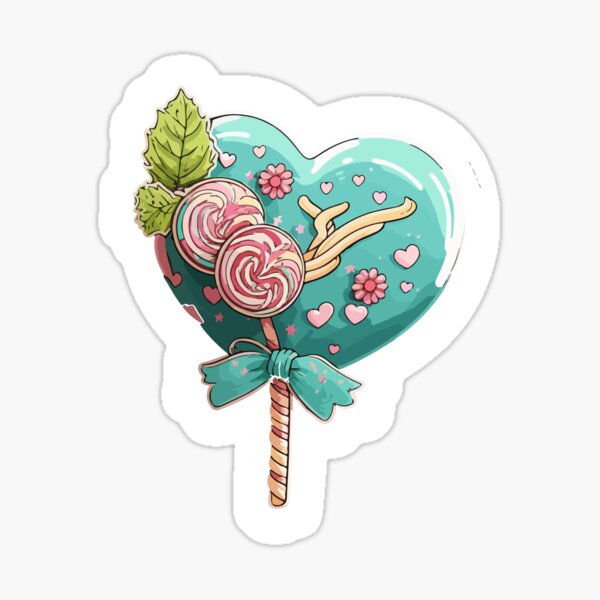 "Adorable pastel lollipop sticker! 3" Sticker for Sale by Daimonxart ...