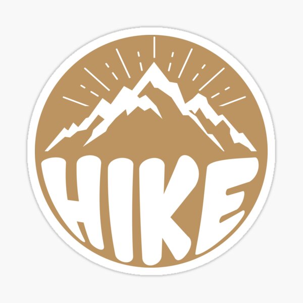 "Hike" Sticker for Sale by wtfbba | Redbubble