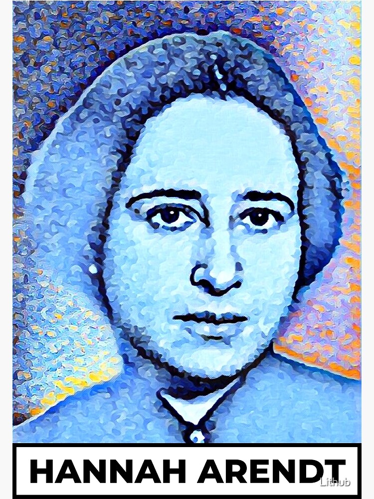 "Hannah Arendt Art | Hannah Arendt Artwork | Hannah Arendt wall art ...