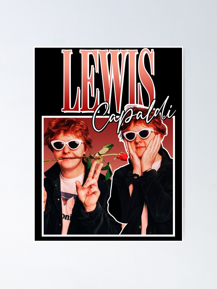 "Lewis Capaldi" Poster for Sale by silvieex | Redbubble