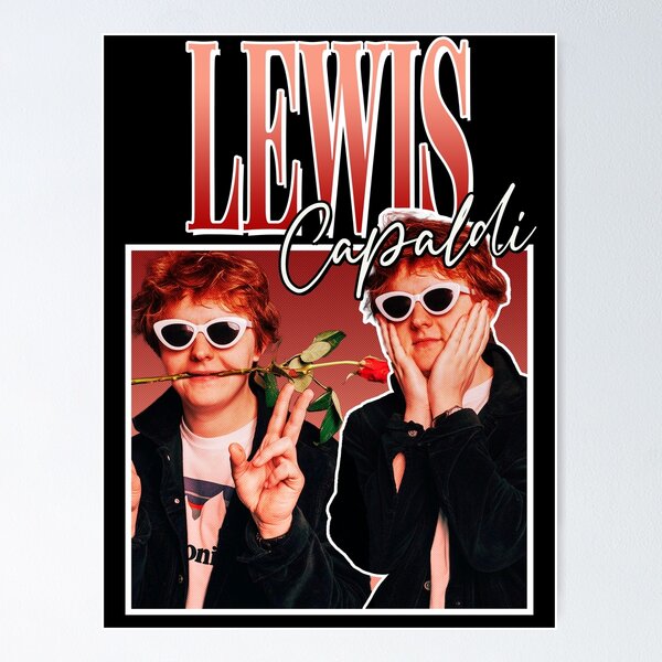 "Lewis Capaldi" Poster for Sale by silvieex | Redbubble