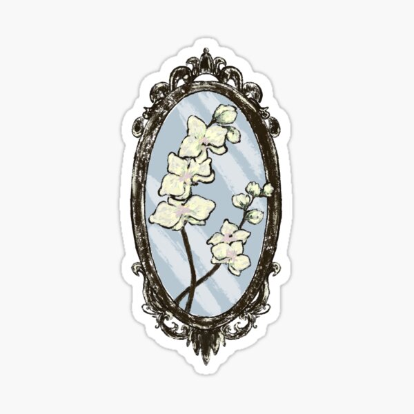 "Mirror antique " Sticker for Sale by mihidunii | Redbubble